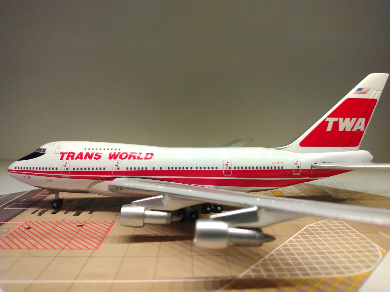 Trans World B747SP-31 N57202 L.jpg | MAF - Model Airliner Forum
