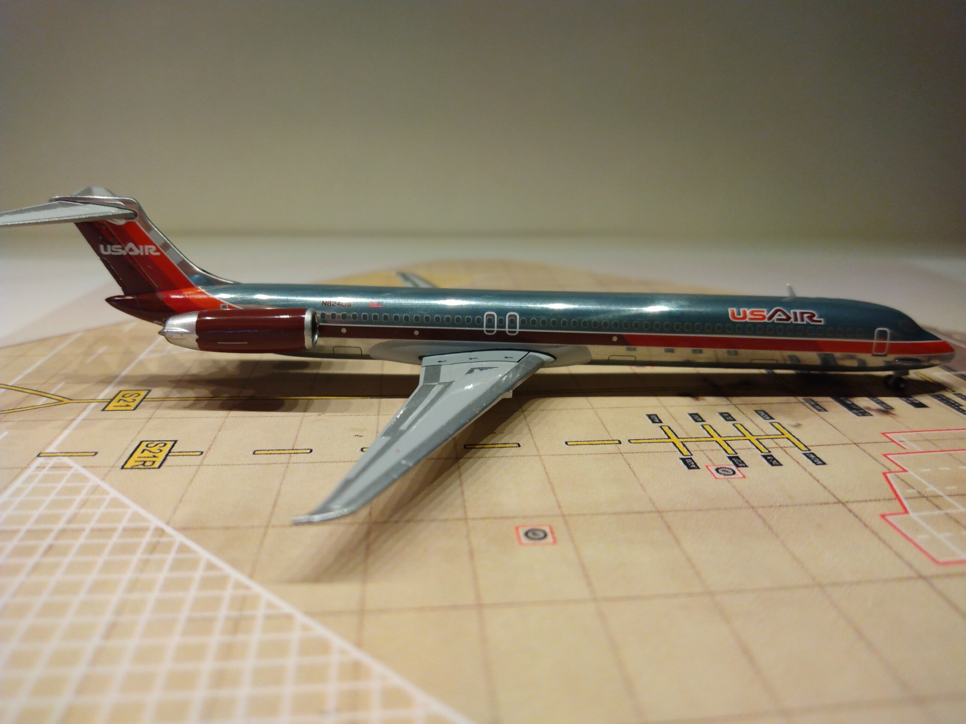 USAir MD-82 1980 N824US R.jpg | MAF - Model Airliner Forum